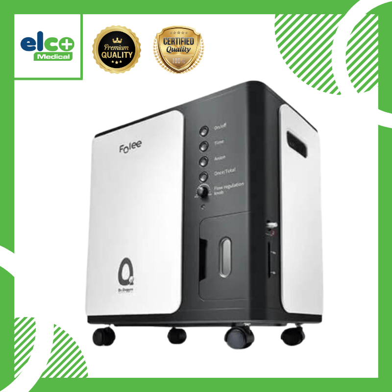 Folee Oxygen Concentrator Y007-5W - Reliable 5L Oxygen Flow with Advanced Features - elcomedical.com